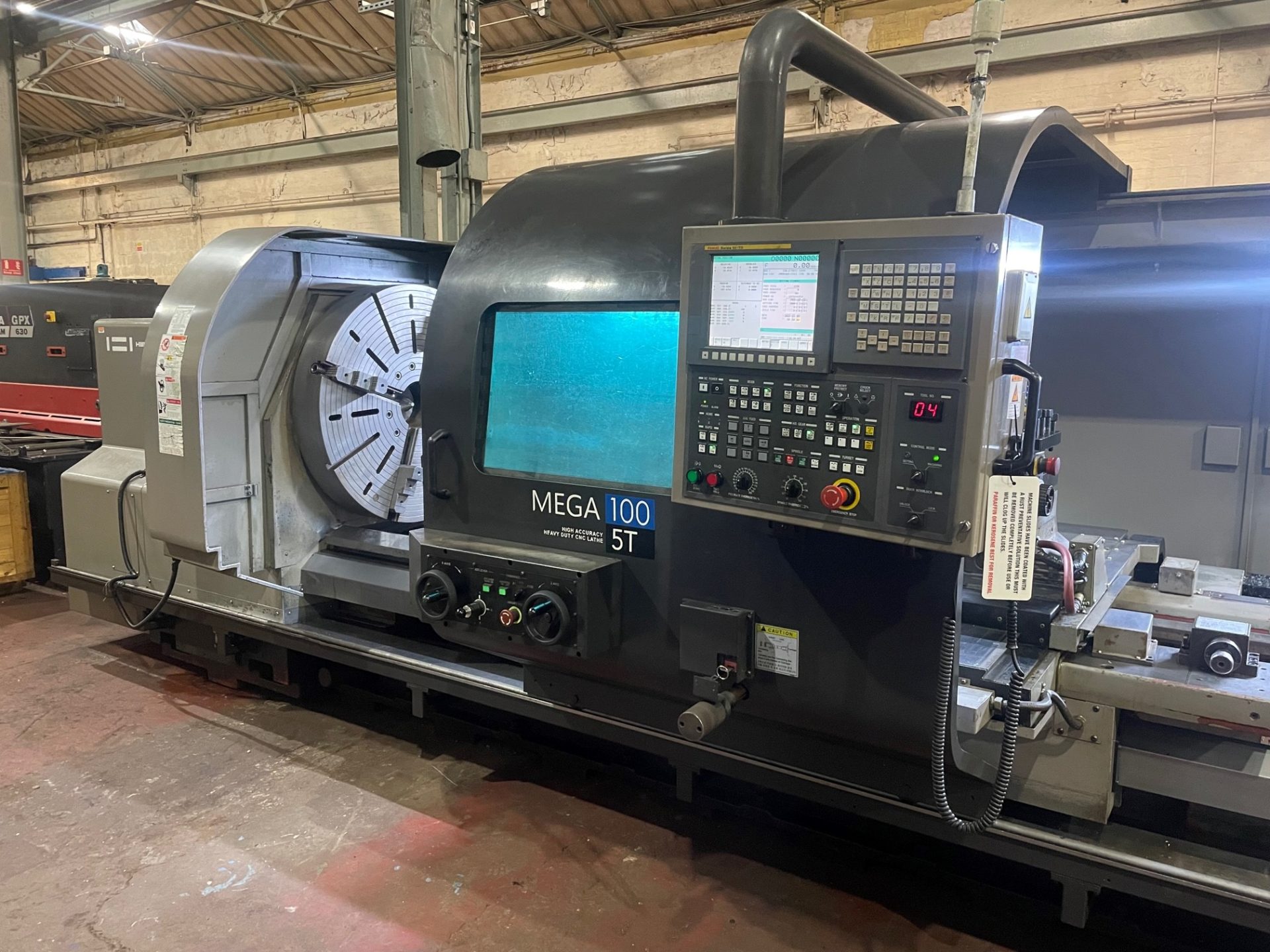 TEACH IN CNC LATHE - HWACHEON - MEGA 100