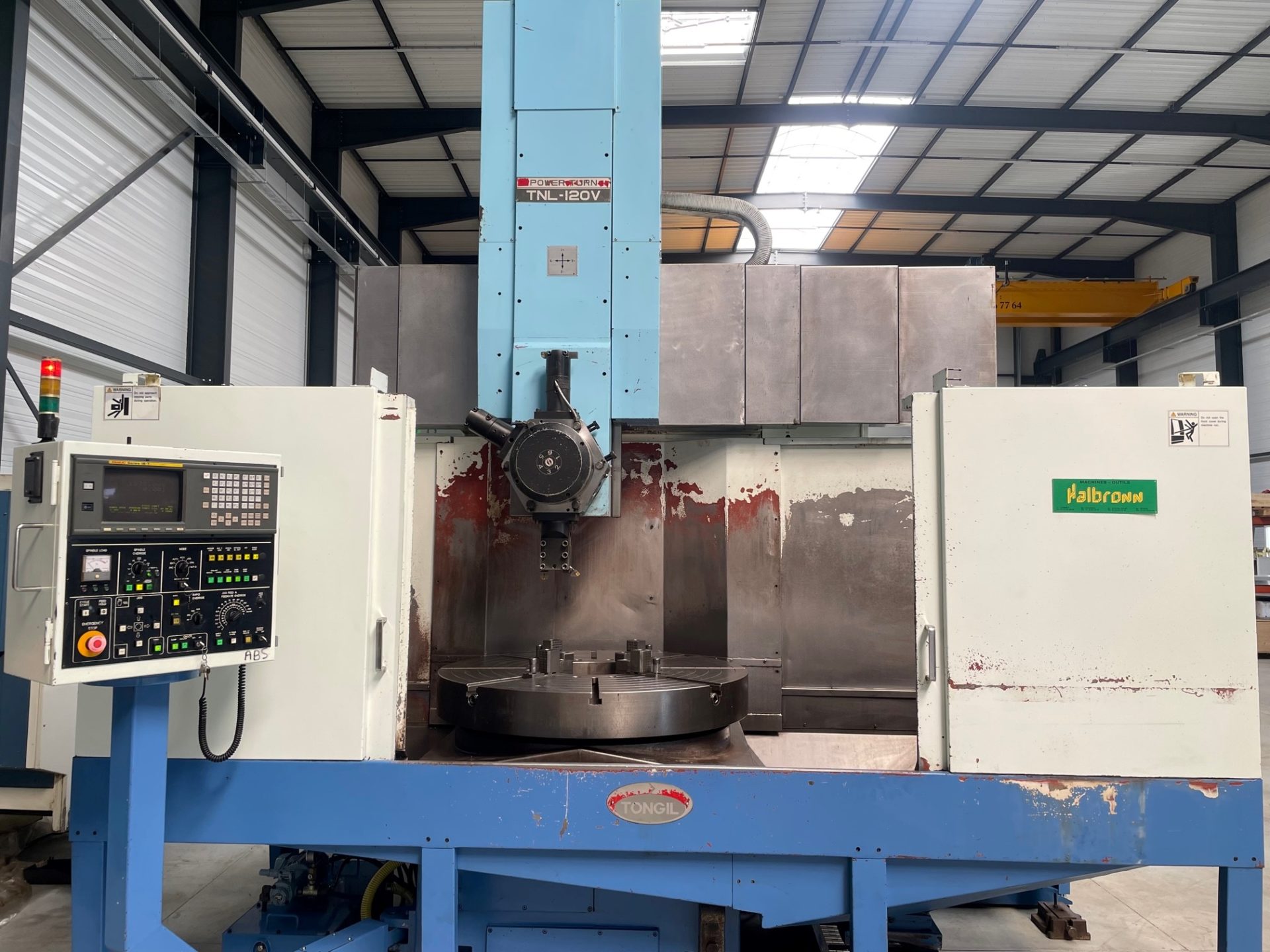 CNC VERTICAL BORER - SNT DYNAMICS TONGIL - TNL120V Power Turn - Axel ...