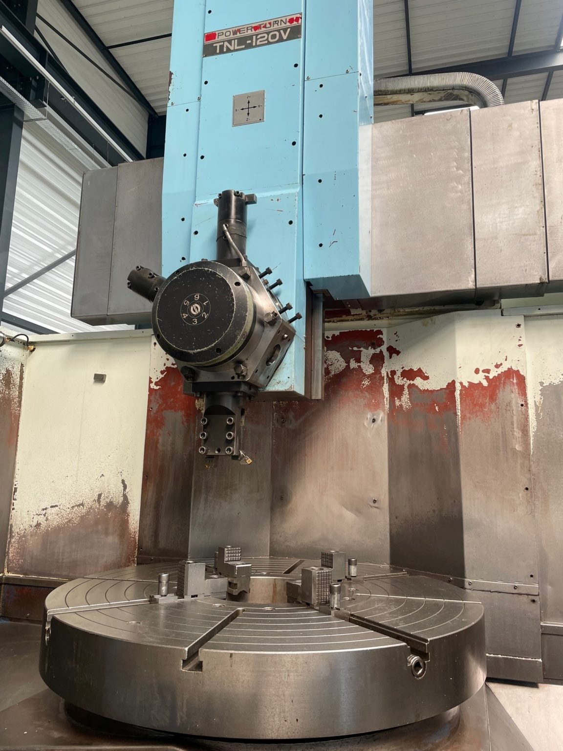 CNC VERTICAL BORER - SNT DYNAMICS TONGIL - TNL120V Power Turn - Axel ...