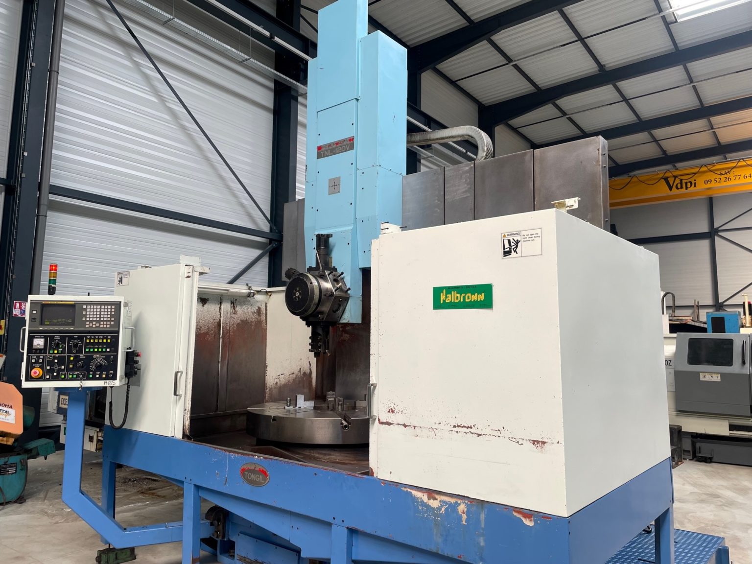 CNC VERTICAL BORER - SNT DYNAMICS TONGIL - TNL120V Power Turn - Axel ...