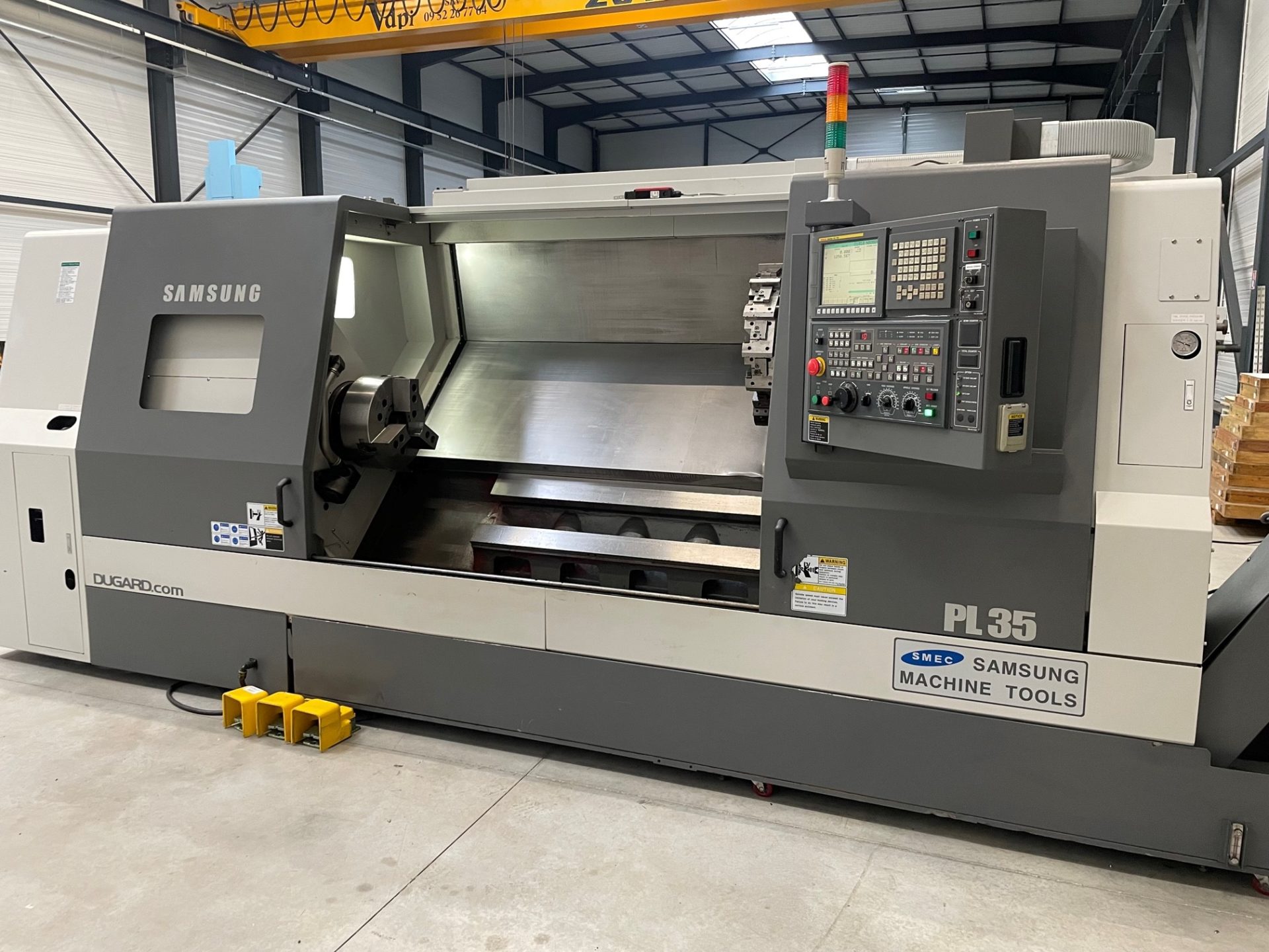 2 AXES SLANT BED CNC LATHE - SAMSUNG - PL-35A/1500 !!! SOLD !!! - Axel ...