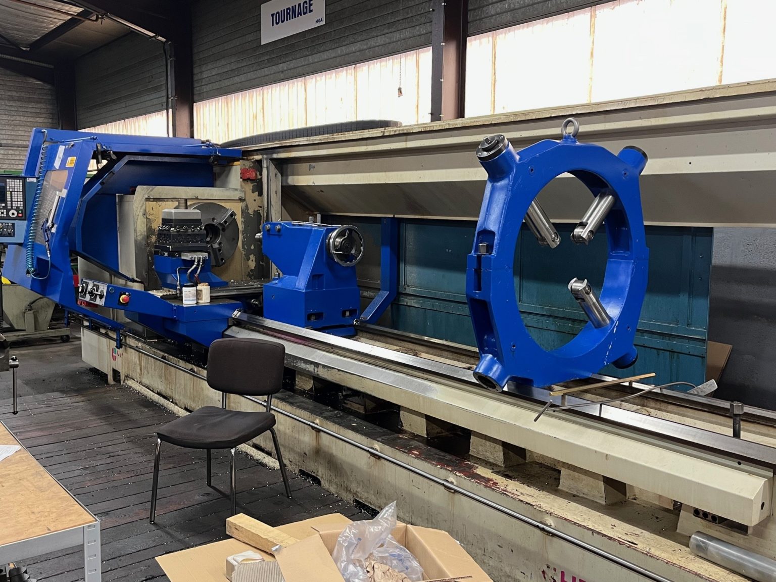 Teach in CNC LATHE - GEMINIS - GHT5 1000 x 4000 - Axel Machines