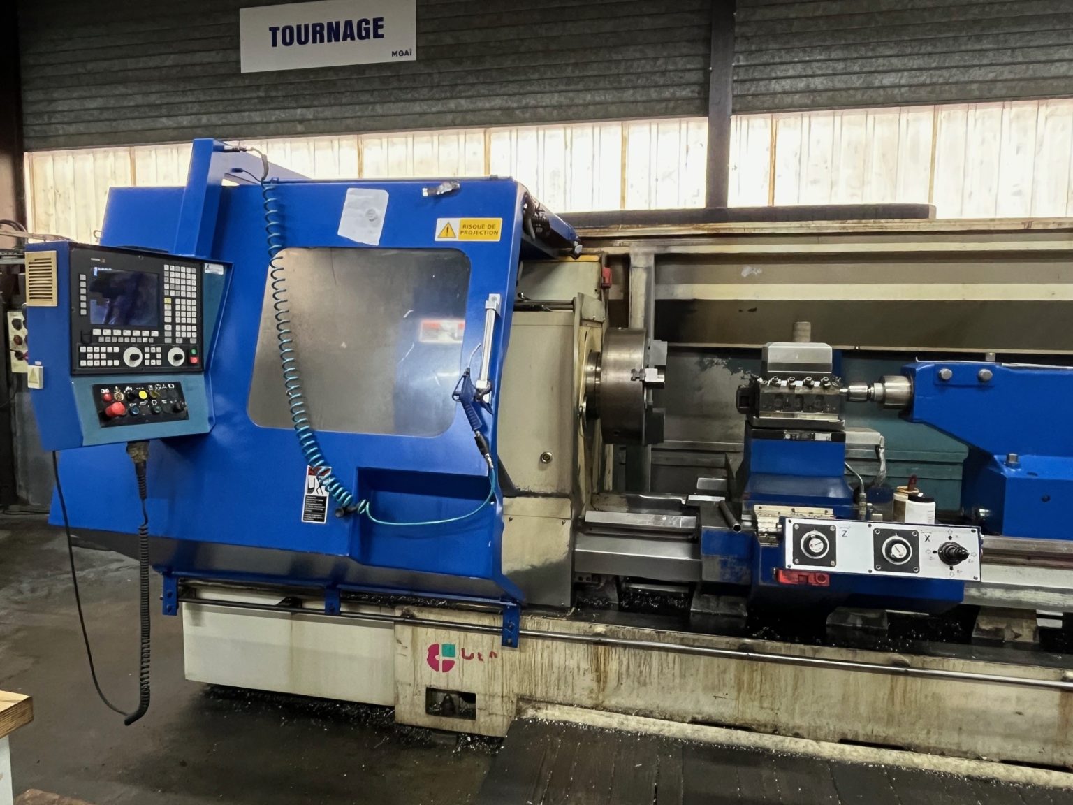 Teach in CNC LATHE - GEMINIS - GHT5 1000 x 4000 - Axel Machines