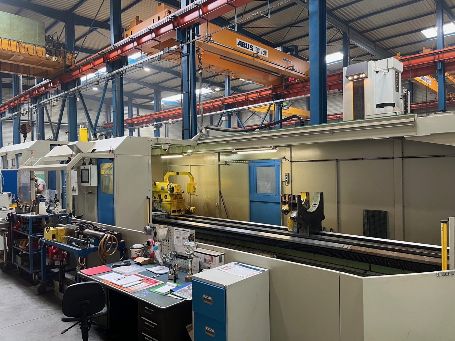 CNC LATHE - GEMINIS - GHT9 - 1600 x 8000 - Axel Machines